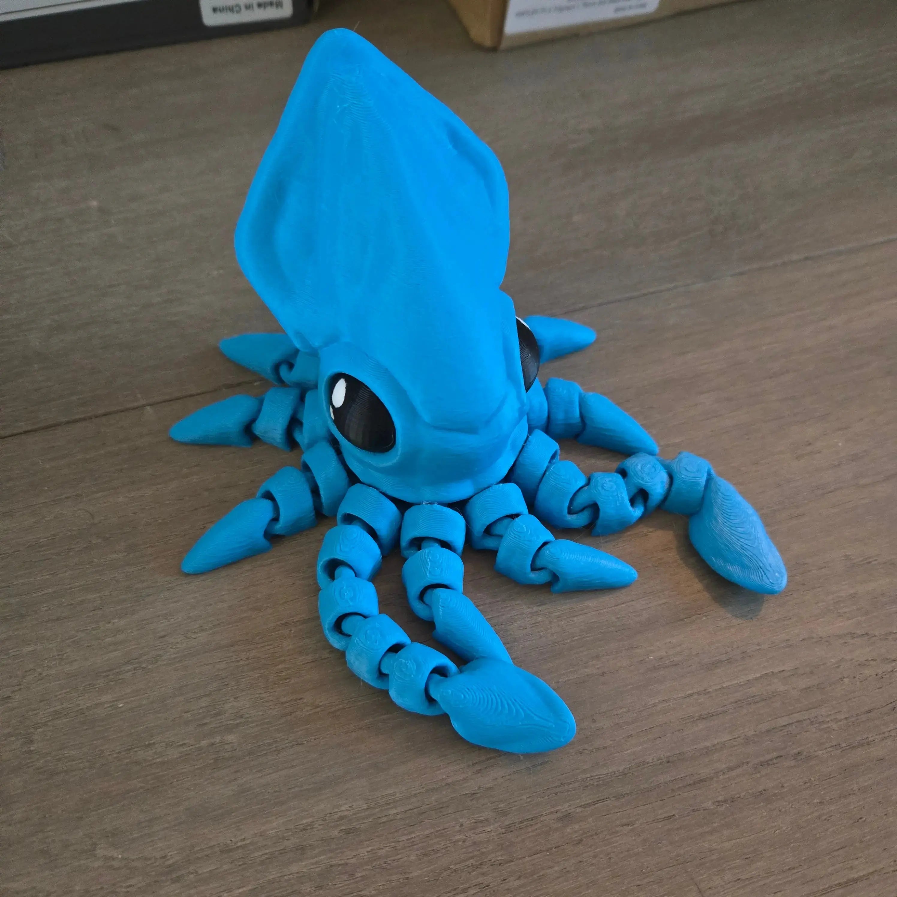 Recycled Articulated Squid (Random Color) V1 - OJAI3D